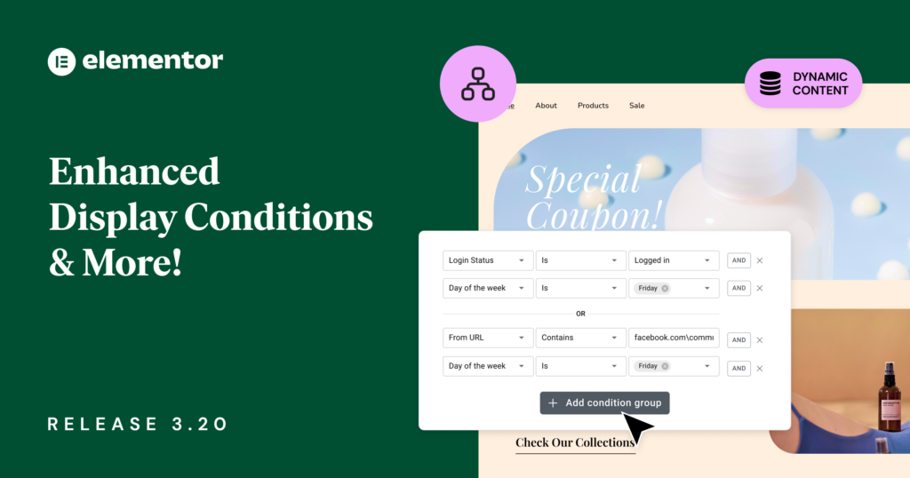 Introducing Elementor 3.20: New Display Condition Features, Performance ...