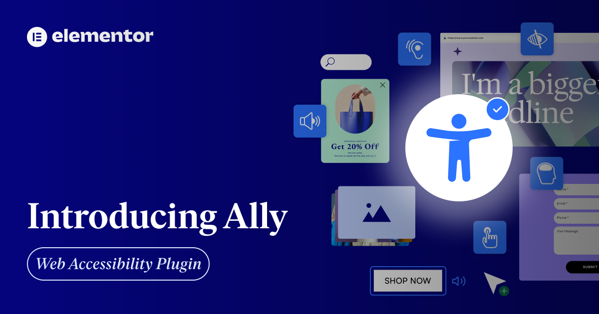 Introducing Ally, the New Web Accessibility Plugin by Elementor