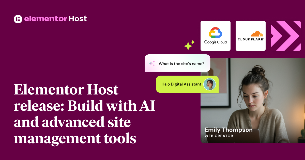 Elementor Host release: Site Planner and advanced site management tools
