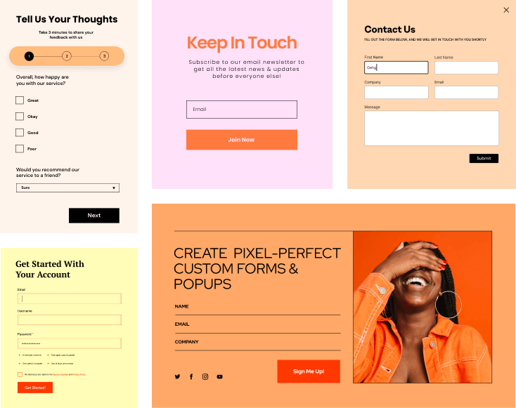 The #1 Free Form Builder | Create Forms on WordPress with Elementor