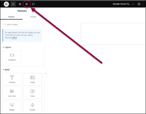 Delete elements from a page | Elementor