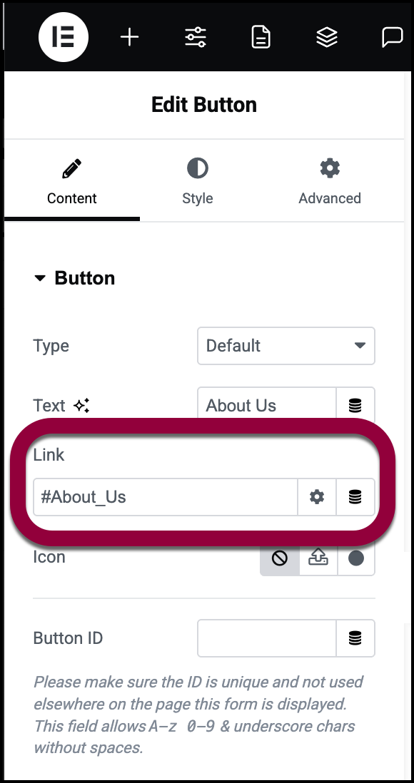 Menu Anchor Widget » Elementor