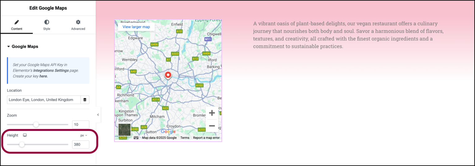 How to Use the Elementor Google Maps widget | Elementor