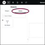 Create a global widget | Elementor