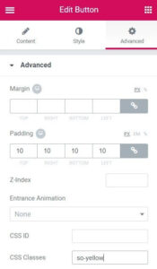 Use selector In the custom CSS tab | Elementor