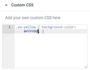Use Selector In The Custom CSS Tab » Elementor