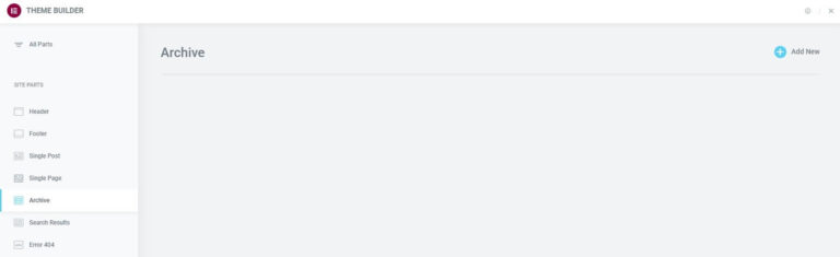 Create or modify archive templates | Elementor
