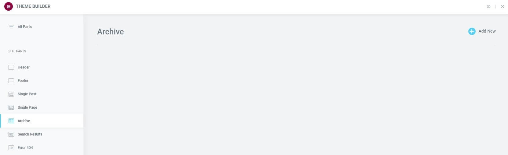 Create or modify archive templates | Elementor