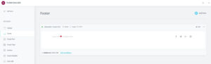 Create or modify your footer | Elementor
