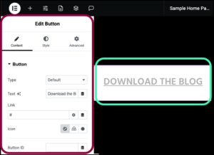 Custom Link Attributes | Elementor