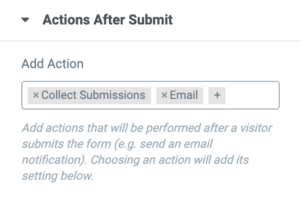 How To Save Form Submission Data In Elementor