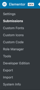 How To Save Form Submission Data In Elementor