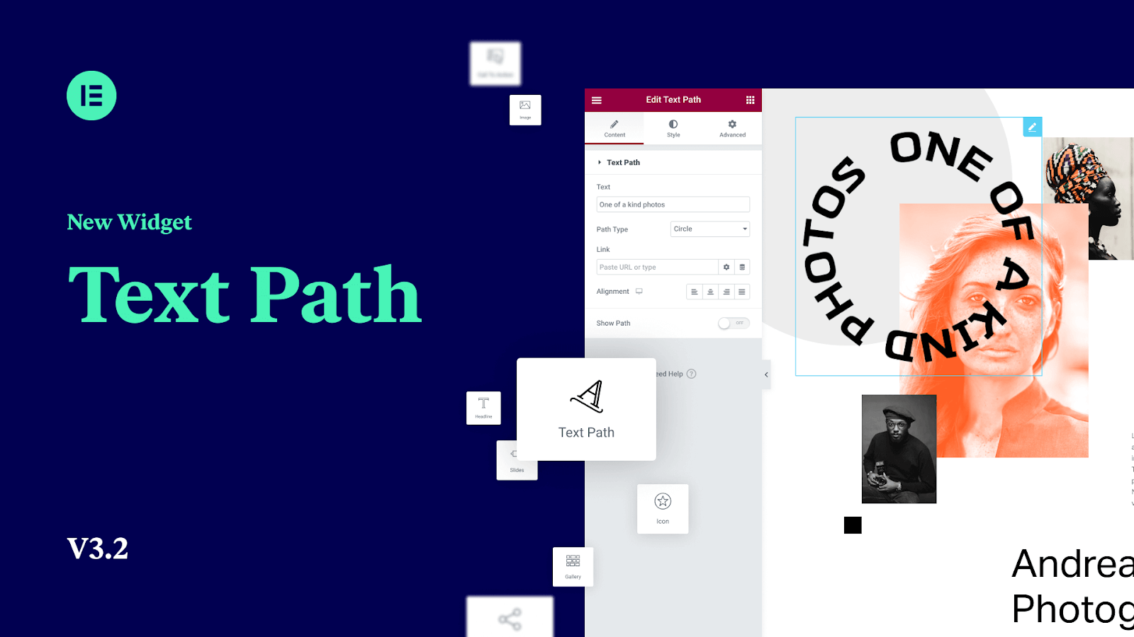 Text Path widget | Elementor