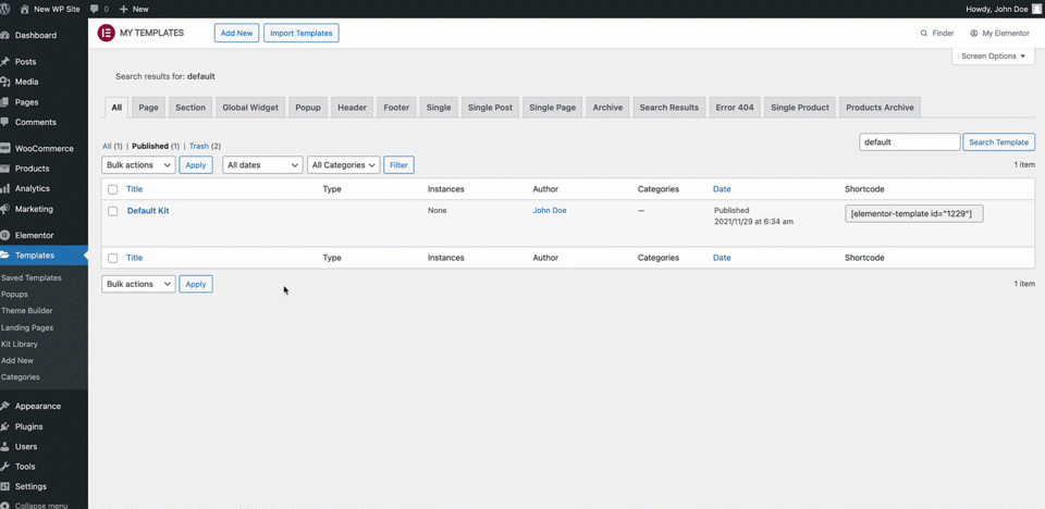 Reset Elementor Settings Back To Default Elementor