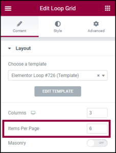 Customize the layout of a Loop Grid | Elementor