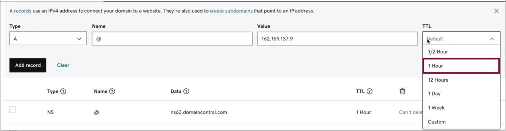 Connect Your GoDaddy Domain » Elementor