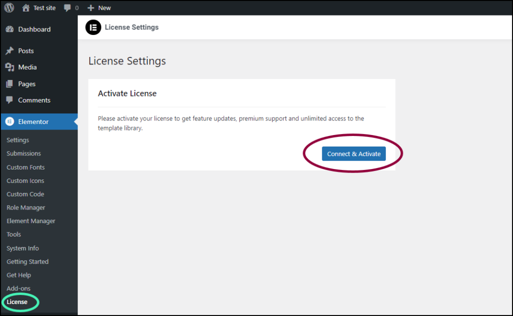 Connect And Activate Your Elementor Pro License Elementor