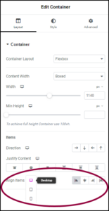 Create responsive design with containers | Elementor