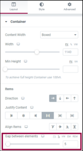 Spacing identical elements in a container with nested containers | Elementor