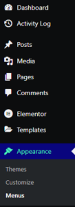 Create a navigation menu | Elementor