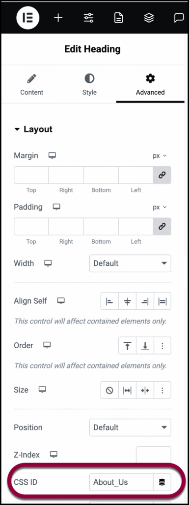 How Do I Create Anchor Links? » Elementor