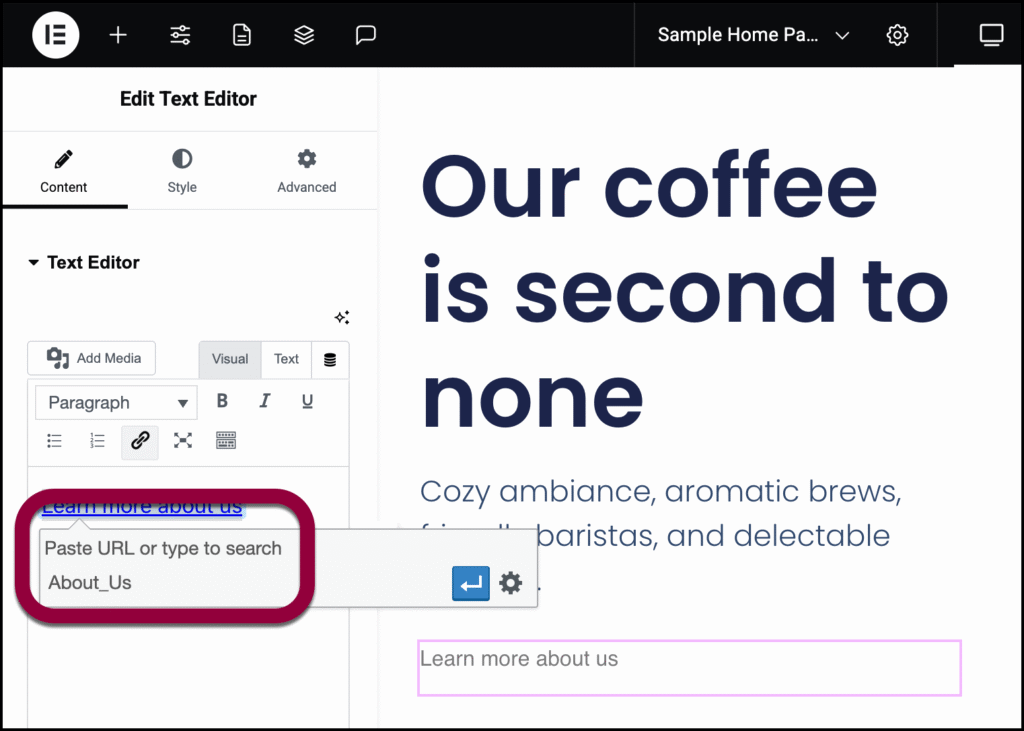 How Do I Create Anchor Links? » Elementor
