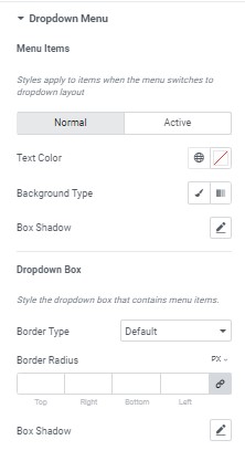 Menu Widget | Elementor