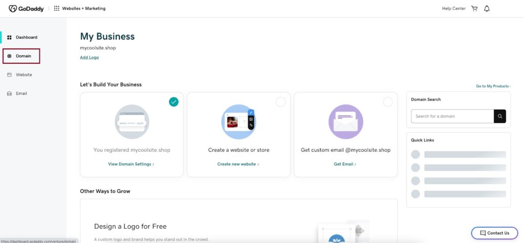 Connect your GoDaddy domain | Elementor
