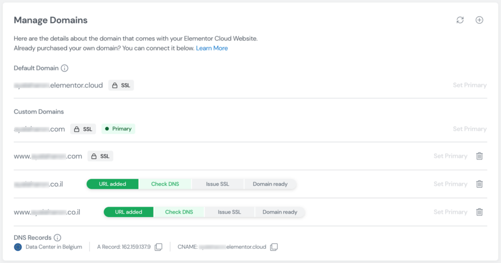 Fix Issues With Connecting A Custom Domain To Elementor Hosting » Elementor