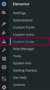 Add custom code using Elementor AI | Elementor