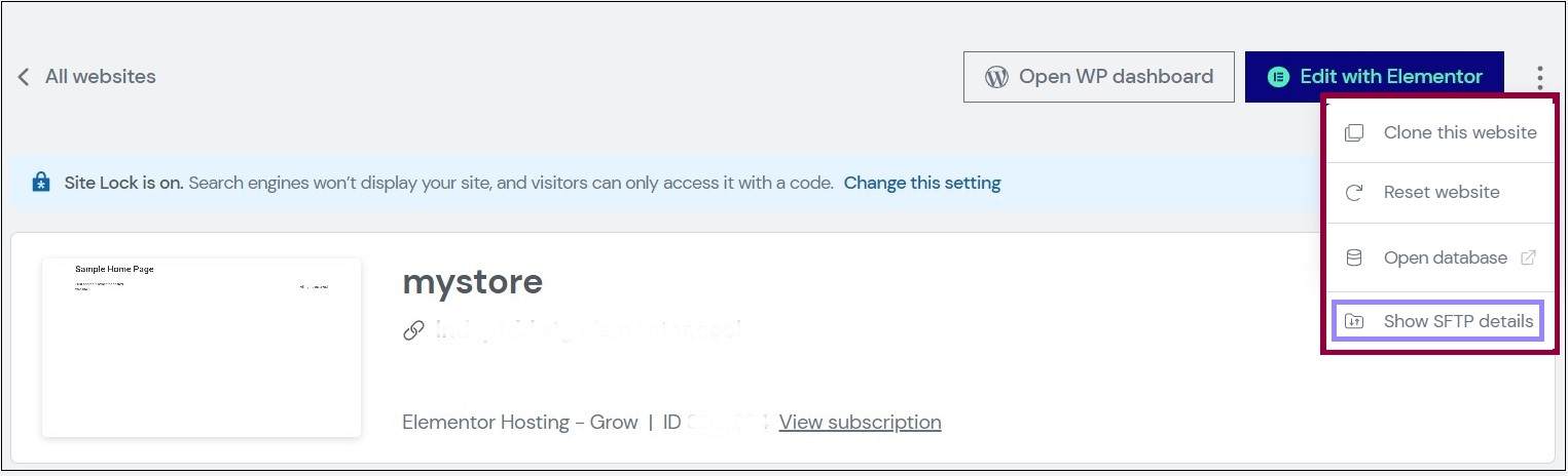 Transfer files to an Elementor hosted site | Elementor