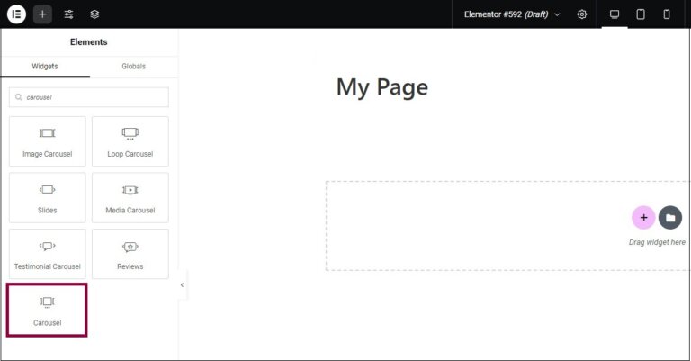 Carousel Widget | Elementor