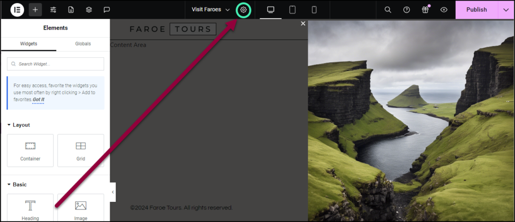 Trigger a popup on a link click | Elementor