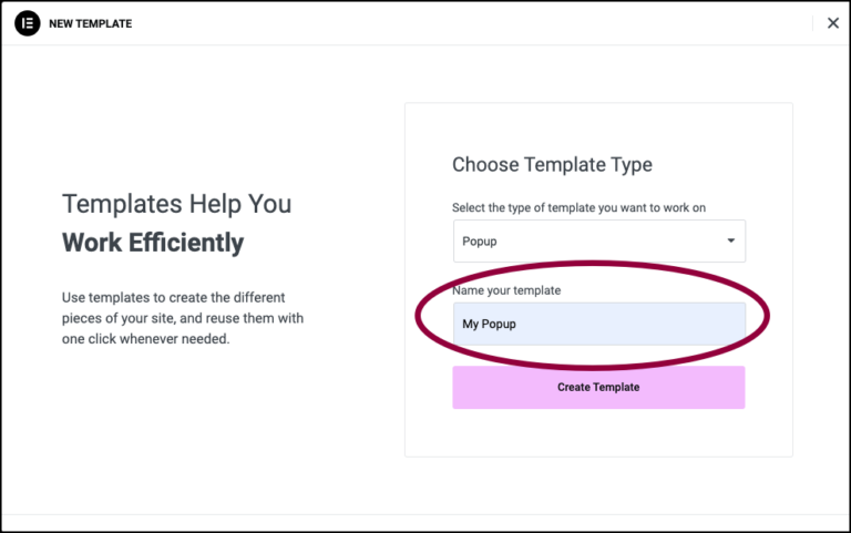 Create a popup | Elementor