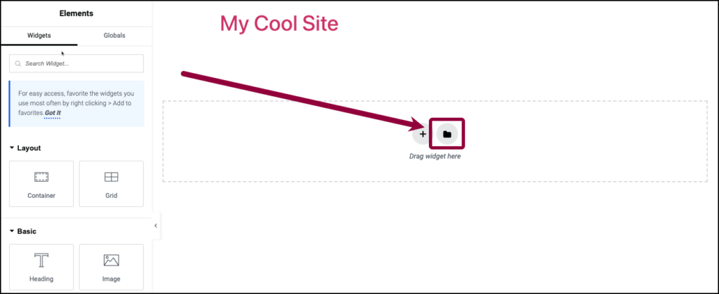 How to Add a Template to Your Wordpress Page | Elementor