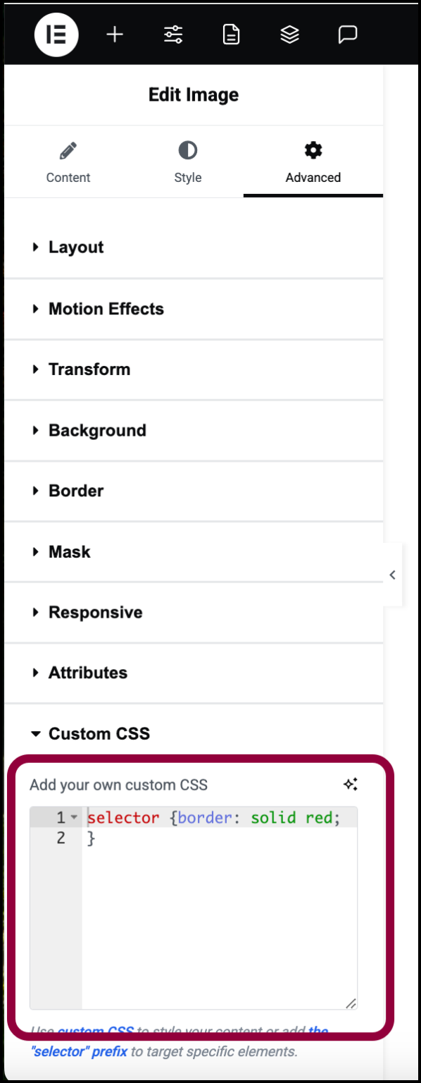 CSS selectors in Elementor | Elementor