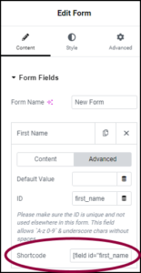 Example of sending custom emails from a form | Elementor