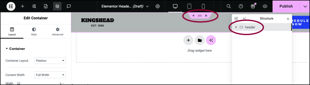 How to Create Sticky Headers Using Elementor Builder | Elementor