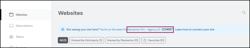 Add Team Members To Your Subscription » Elementor