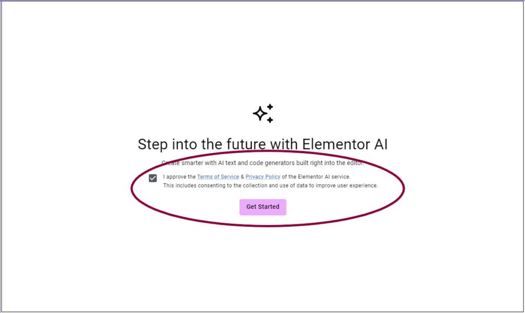 Edit containers using AI | Elementor