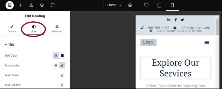 Responsive editing for mobile and tablets | Elementor