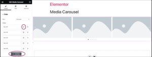 Media Carousel widget | Elementor
