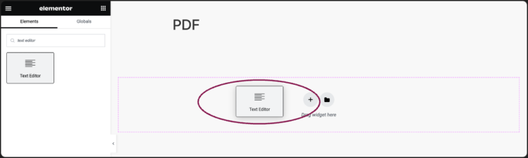 Create a PDF download button | Elementor