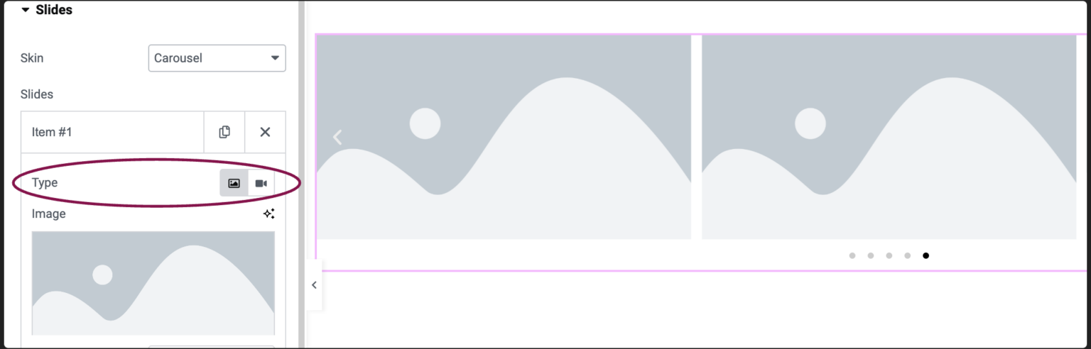 Media Carousel widget | Elementor