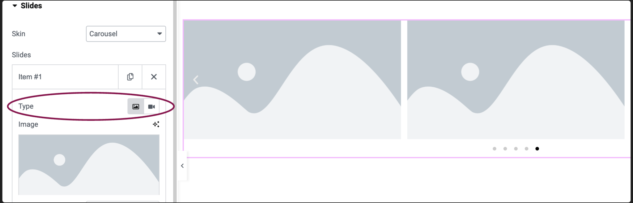 Media Carousel widget | Elementor
