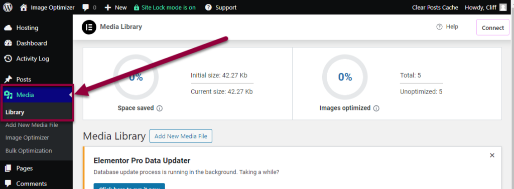Install, Activate And Connect The Image Optimizer » Elementor