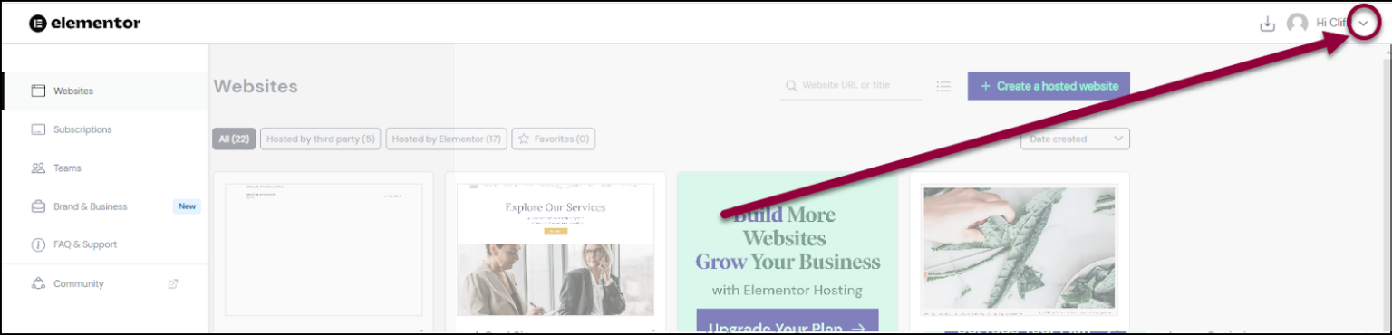 Update your billing address | Elementor