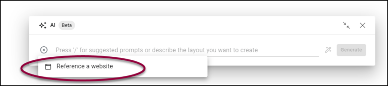 Use AI to create containers based on an existing page | Elementor