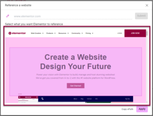Use AI to create containers based on an existing page | Elementor