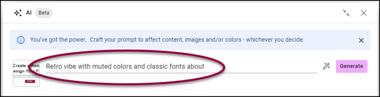 Use AI to create containers based on an existing page | Elementor